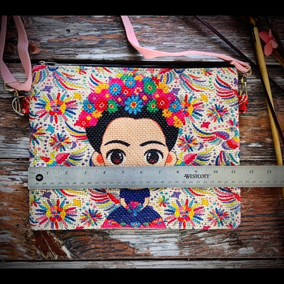 Frida | Bags | Large Frida Kahlo Jute Crossbody Bag | Poshmark